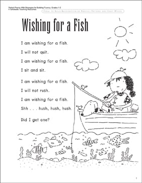 Wishing for a Fish (Fluency-Building Read-Aloud Poem) | Printable Texts