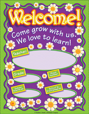 Classroom Welcome Signs