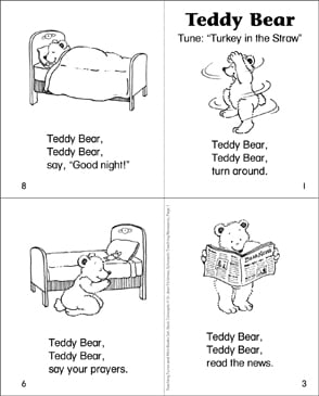 Teddy Bear | Printable Mini-Books