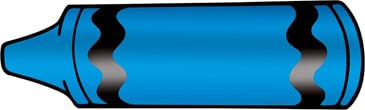 Clip Art De Crayón Azul Blue Crayon Icon Stock Vector Image & Art