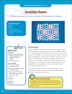 snowflake banner printable