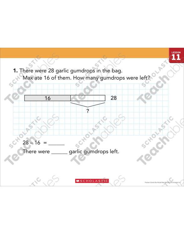 Subtraction Using Bar Models Bar Model Math Printable Skills Sheets