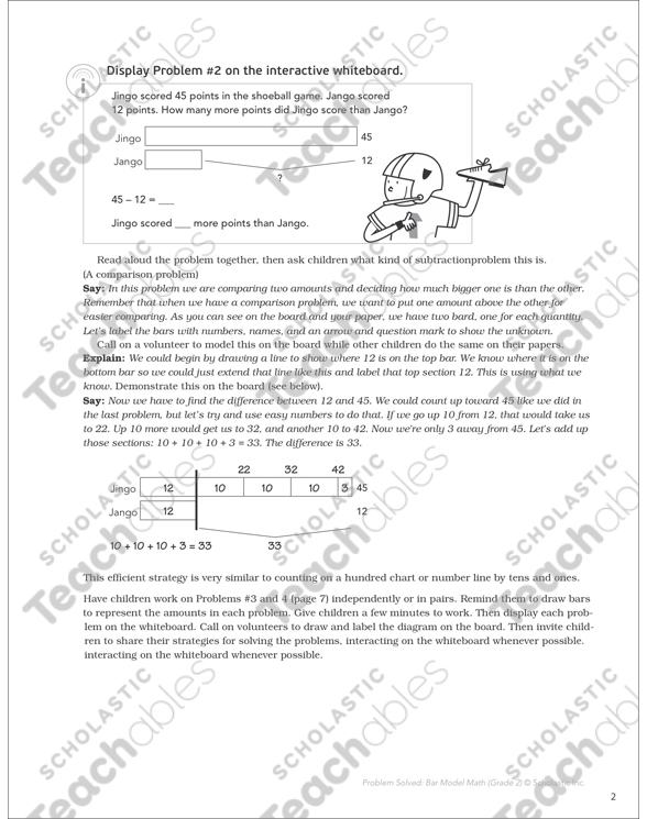 Subtraction Using Bar Models Bar Model Math Printable Skills Sheets