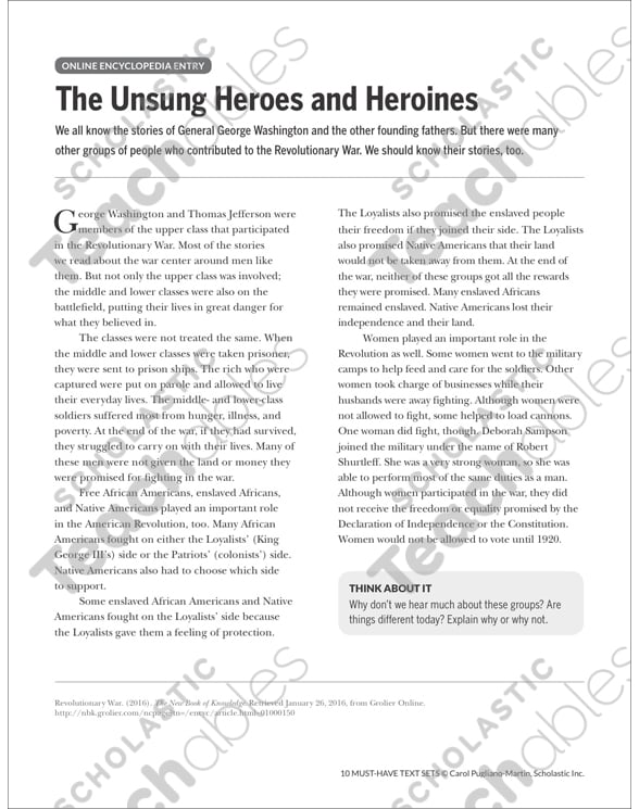 Unsung Heroes Of The Revolutionary War – RRZC