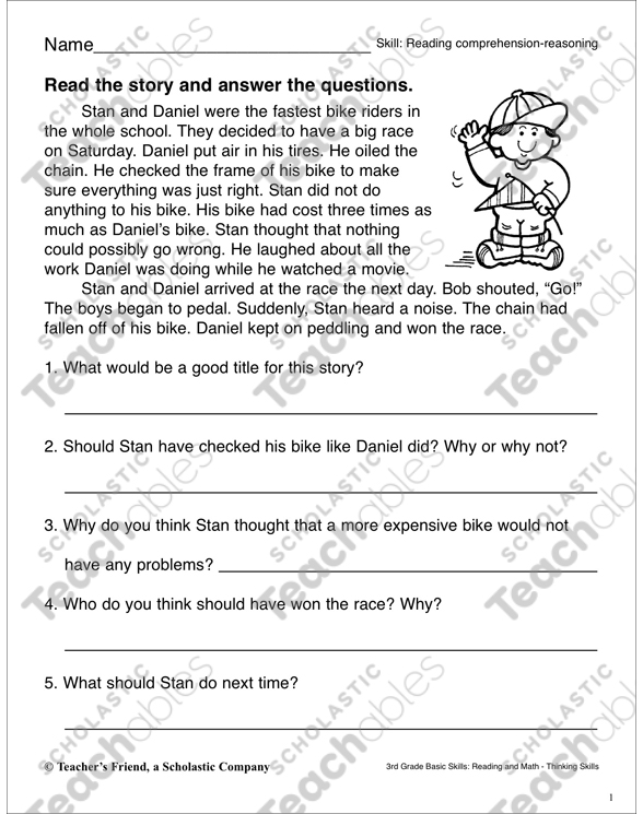  Short Story For Grade 5 With Questions
