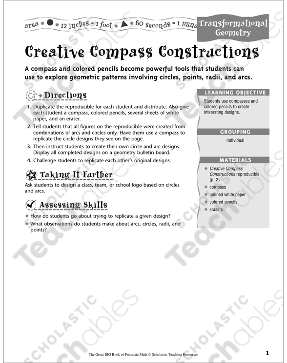 Geometry Compass Constructions Worksheet