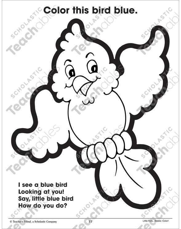 printable coloring pages color blue