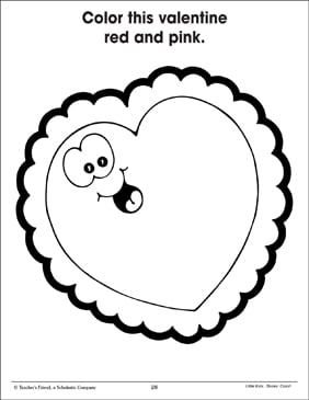 the color pink coloring pages