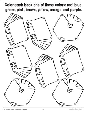 scholastic coloring pages free