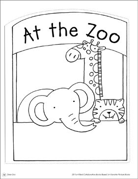 dear zoo coloring pages