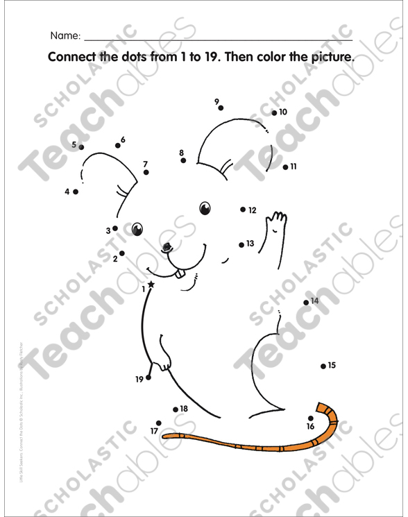 Connect The Dots Math Worksheet Parrot Connect Dots Page 21