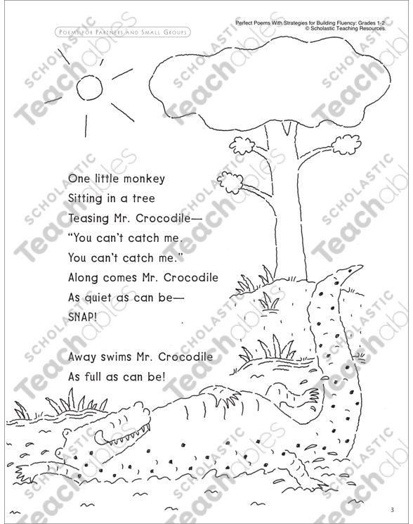 Five Little Monkeys: Read-Aloud Poem | Printable Texts