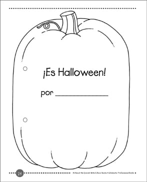 halloween mini booklet coloring pages