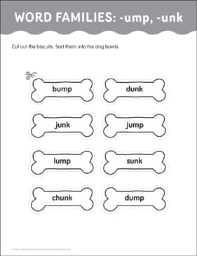 Chunking Words Worksheet