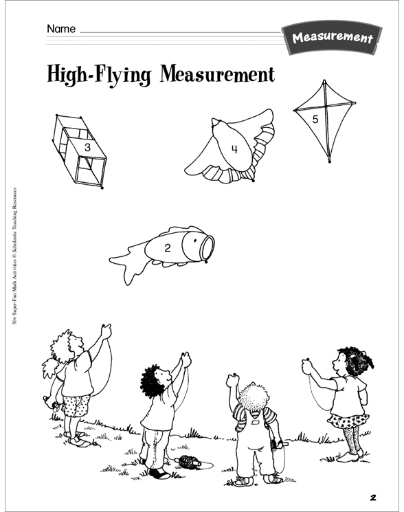 High-Flying Measurement: Measurement Activity | Printable Lesson Plans ...