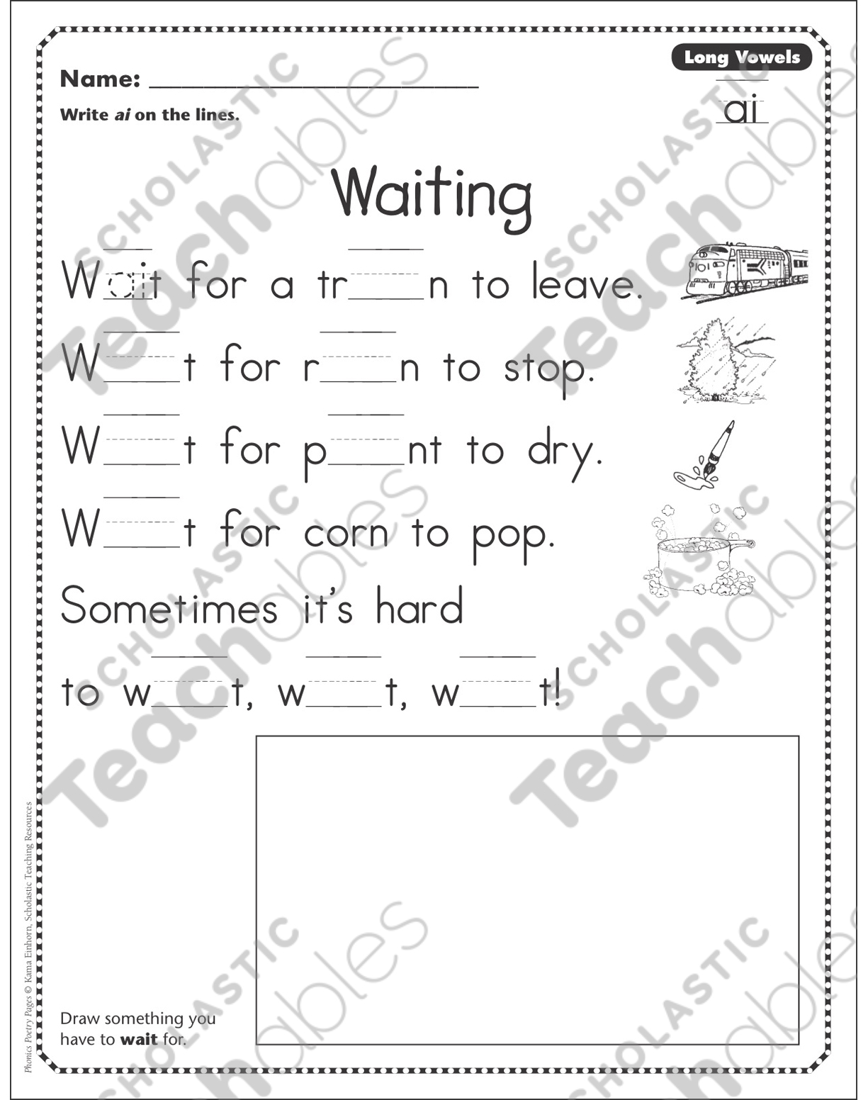 Sounds Long Vowel Poems