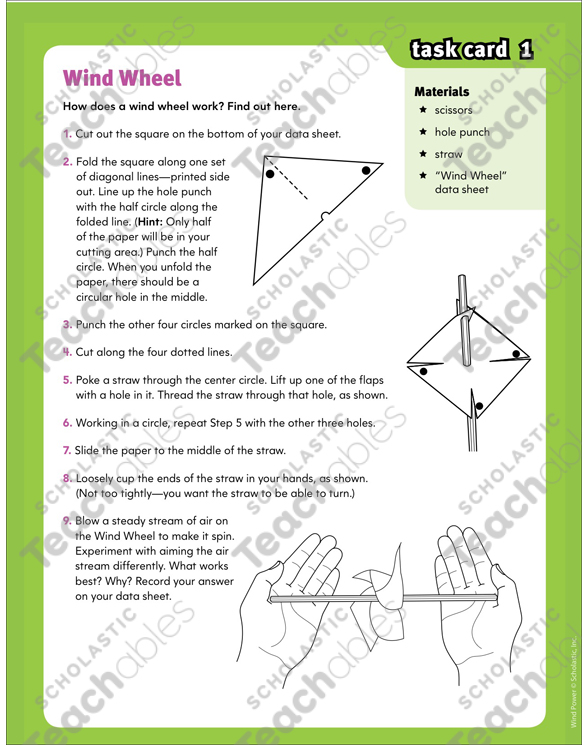 Wind Power: SuperScience STEM Activities | Printable Lesson Plans ...