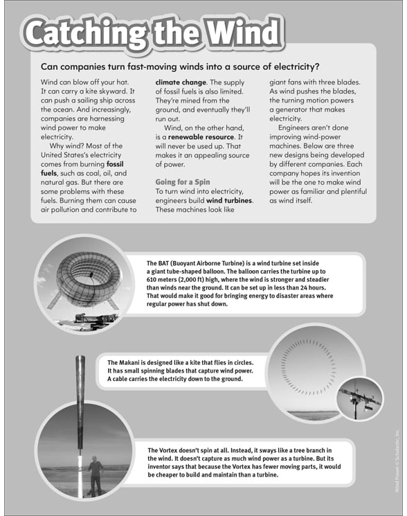 Wind Power: SuperScience STEM Activities | Printable Lesson Plans ...