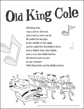 old king cole nursery rhyme printable