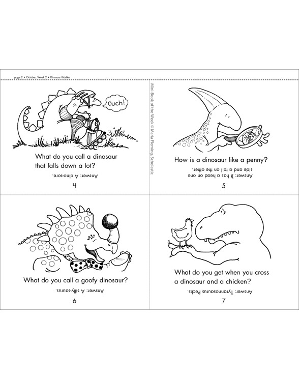Dinosaur Riddles | Printable Mini-Books