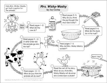 mrs wishy washy coloring page printable