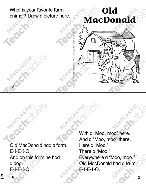 Old MacDonald | Printable Mini-Books