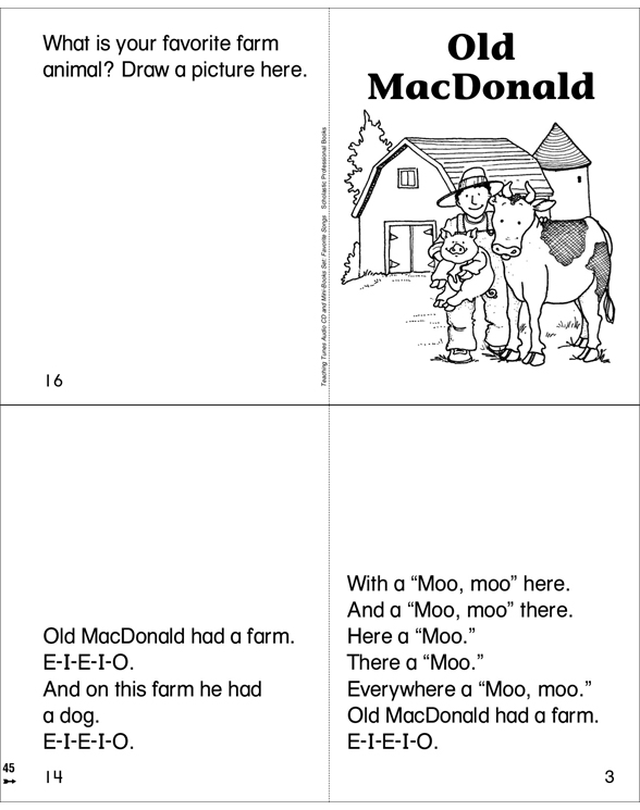 Old MacDonald | Printable Mini-Books