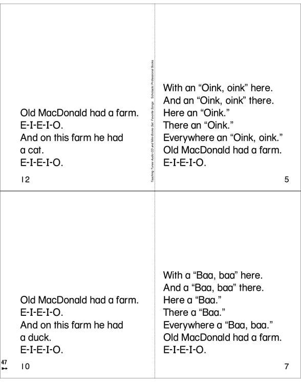 Old MacDonald | Printable Mini-Books