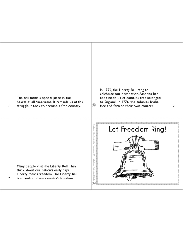 Let Freedom Ring! | Printable Mini-Books