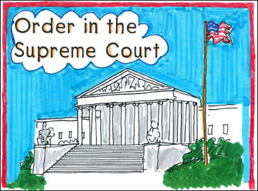 Supreme Court Coloring Page