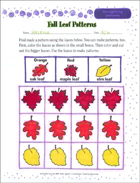 Leaf Printable Pattern Printable Fall Leaves Patterns