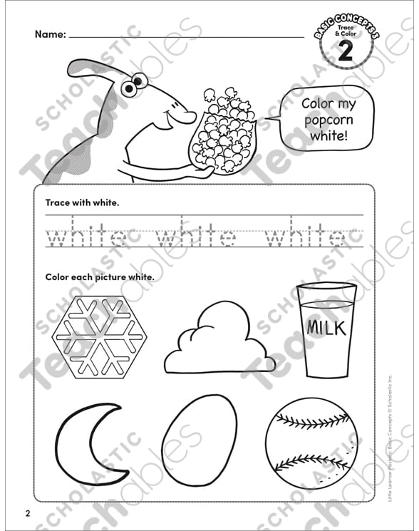 basic concepts coloring pages