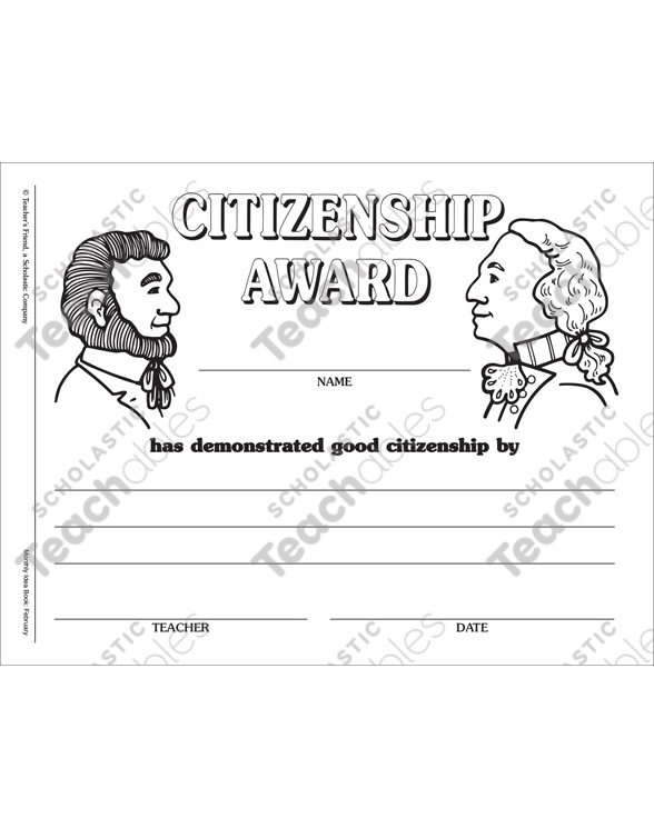 free citizenship coloring pages