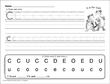 letter formation c