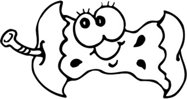 apple core coloring pages