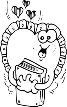 coloring pages of announcer