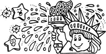 statue of liberty coloring pages for kids