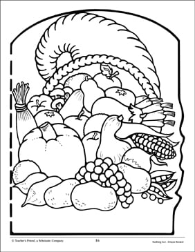 cornucopia printable