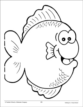 printable fish shapes