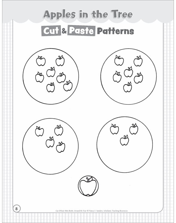 Apples in the Tree (Simple Subtraction) | Printable Cut, Pastes and ...