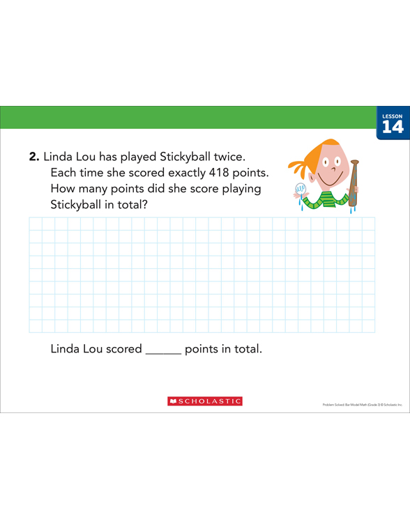Multiplication With Larger Numbers: Bar Model Math (Gr 3) | Printable ...