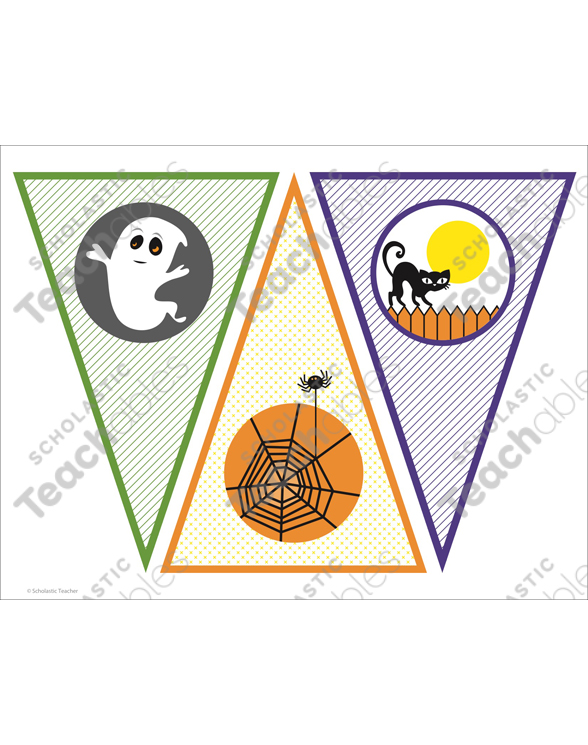 Classroom Banners for Halloween | Printable Charts and Signs