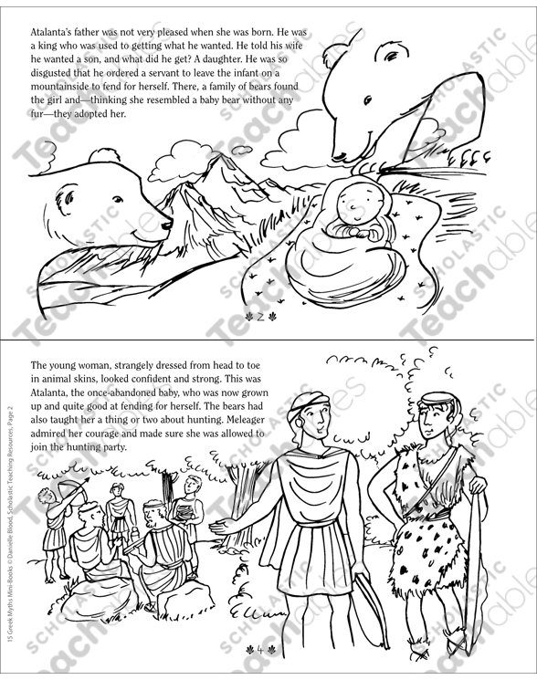 coloring pages of atalanta