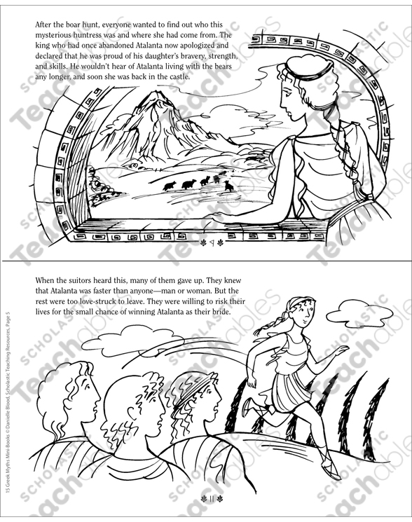 coloring pages of atalanta