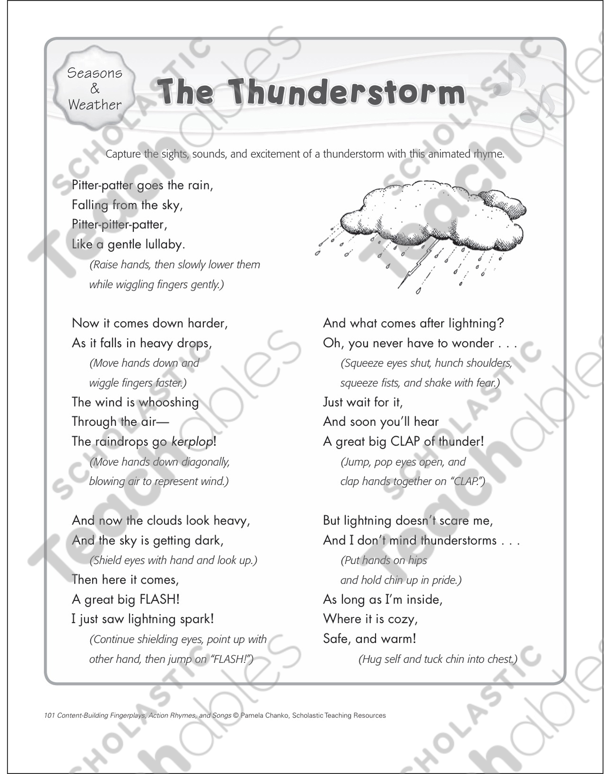 Rhyming Poems About Lightning | Shelly Lighting