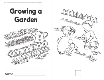 grow a garden printable coloring pages