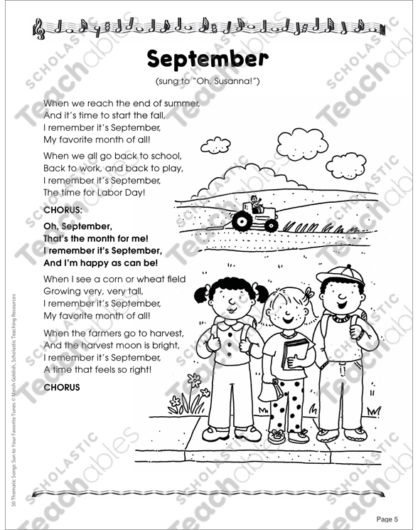 September PreK-K Printable Packet | Printable Monthly Packs