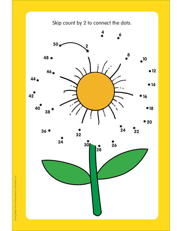 Daisy: Connect-the-Dots | Printable Skills Sheets and Connect the Dots