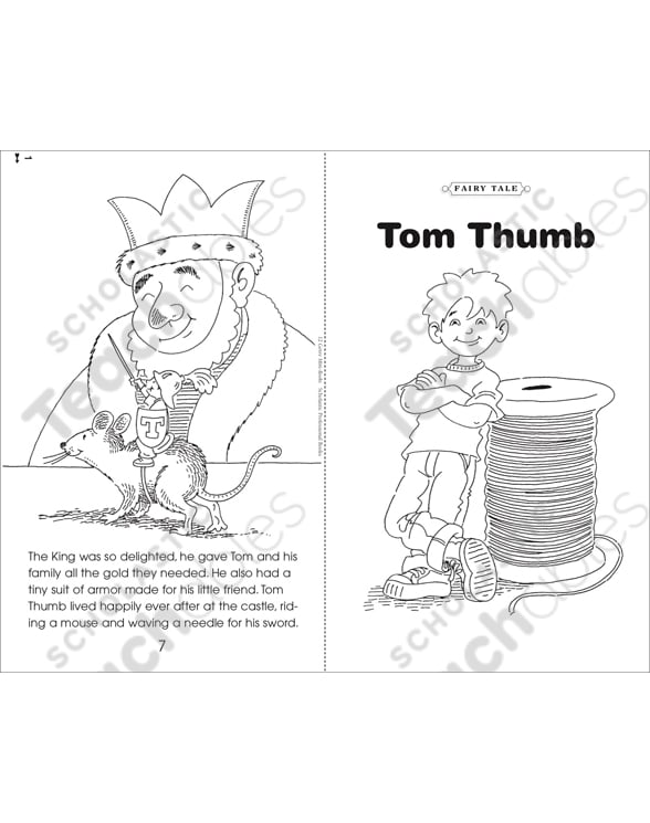 Tom Thumb Coloring Pages [2025]