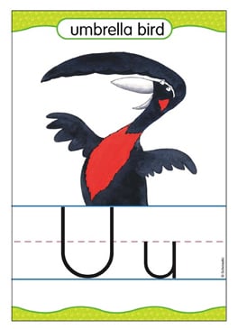 Umbrella Bird Clipart